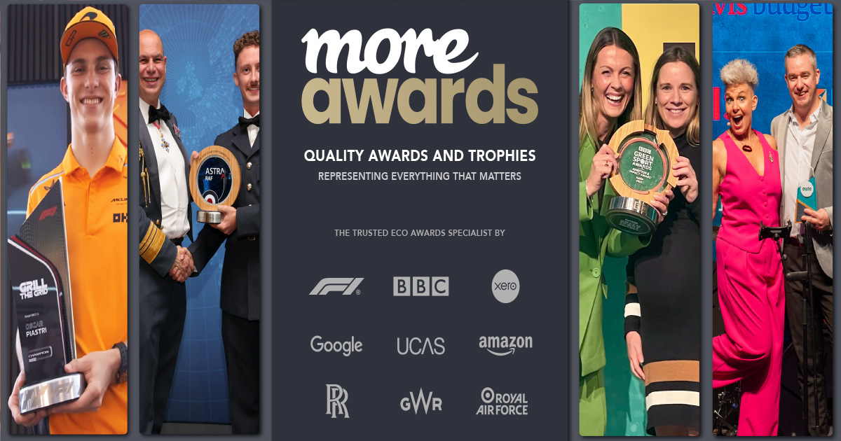 More Awards | Sustainable & Bespoke Awards, Trophies & Medals